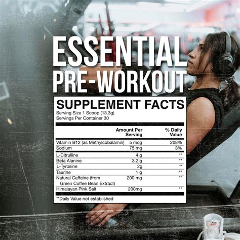 Pre Entreno Cbum Essential Raw 30 Servicios