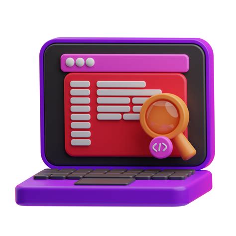 Coding Back End Illustration 3d 36876790 Png