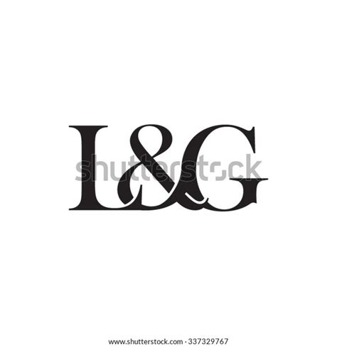 Lg Initial Logo Ampersand Monogram Logo Stock Vector Royalty Free Shutterstock