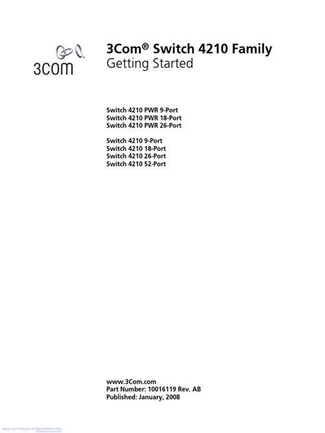 Switch 3com 4210 Pdf Network Switch Alternating Current Switch 3com 4210 Pdf Network Switch Alternating Current