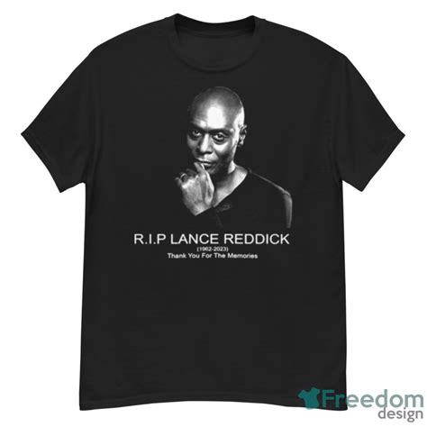 Rip Lance Reddick 1962 2023 Thank You For The Memories Shirt