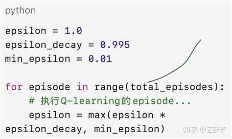 强化学习qlearning,用衰减的epsilon贪婪策略 ,epsilon什么时候衰减? 知乎 强化学习qlearning,用衰减的epsilon贪婪策略 ,epsilon什么时候衰减? 知乎