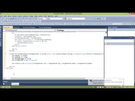 How To Print Data Visual Studio YouTube