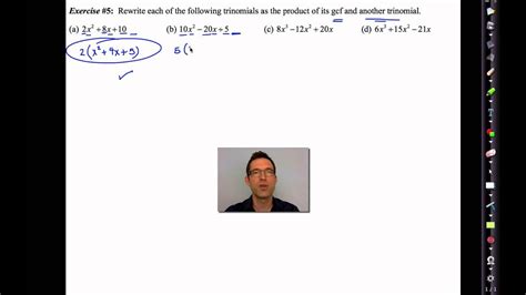 Common Core Algebra Ii Unit 6 Lesson 2 Factoring Youtube