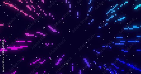 Cosmic Background Pixel Art Hyper Jump Speed Of Light Fireworks Falling Star Pixel Art 8