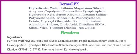 Dermarpx Vs Plexaderm 2025 Review Which Is The 1 Supplementox