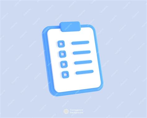 Premium Psd A Blue Checklist
