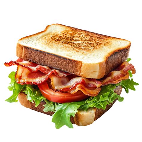 A Classic Blt Sandwich With Crispy Bacon Fresh Lettuce And Ripe