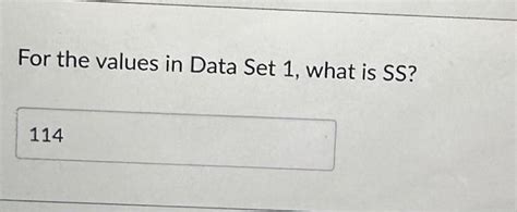 solved data set 1 use these data to answer the following 3
