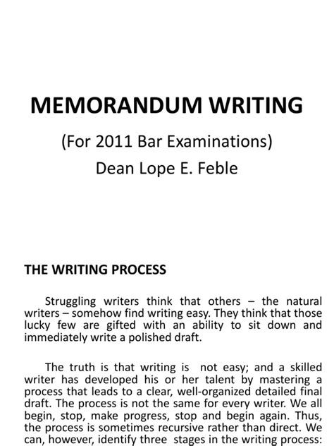 PDF Guide In Memorandum Writing DOKUMEN TIPS