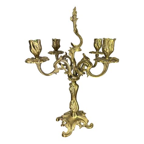 Vintage Candleholder In Brass Chairish