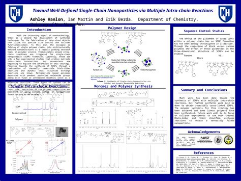 Ppt Toward Well Defined Single Chain Nanoparticles Via Multiple Intra