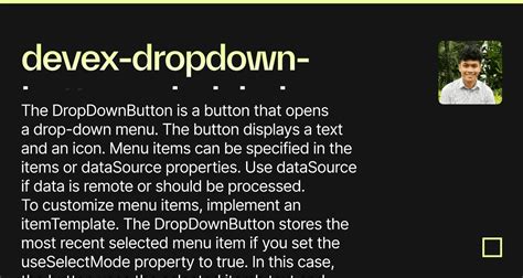 devex dropdown button aria label forked codesandbox