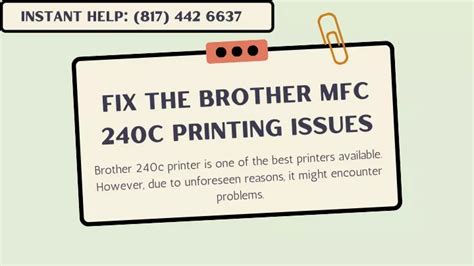 PPT Fix The Brother Mfc 240c Printing Issues PowerPoint Presentation ID 11480395