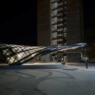 Drones And Robots Weave Carbon Fibre Pavilion Based On Moth Webs