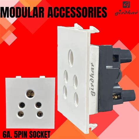 A Pin Modular Socket At Piece Five Pin Socket In New Delhi ID