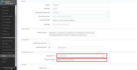 5 6 3 Select Publish Patients Directory Akkadian Console Server 4 4 2