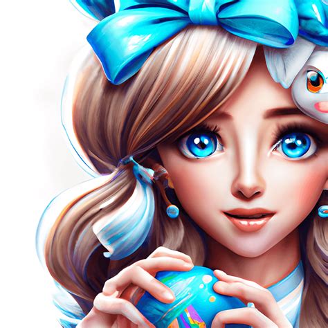 Amazingly Cute Easter Girl Graphic · Creative Fabrica