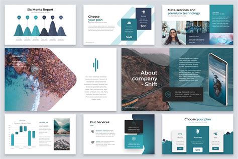 Shift Modern Powerpoint Template Powerpoint Templates Powerpoint Create Powerpoint Template