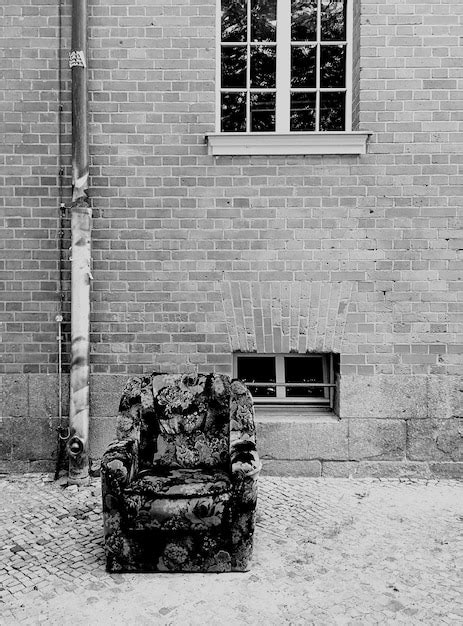 Premium Photo Empty Seat Against Building