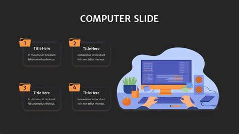 Computer Infographic Presentation Templates Slidekit