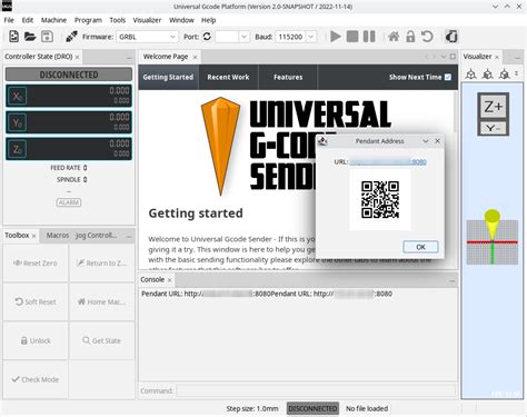The Rendering Of The UI Under Linux Is Faulty Issue Winder Universal G Code Sender