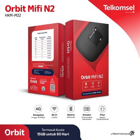 Telkomsel Orbit Mifi N Portable Modem Wifi G High Speed Free Data Lazada Indonesia