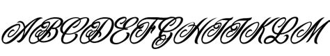 Cadillac Personal Use Italic Free Font Script Decorative What Font Is