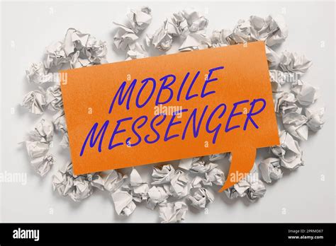 conceptual caption mobile messenger concept meaning tickets arrive as