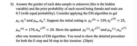 Solved 2 Given A Set Of 9 Height Data In Which Each Record Chegg Com