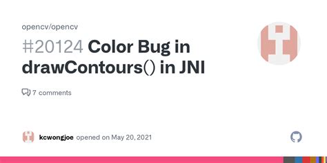Color Bug In DrawContours In JNI Issue 20124 Opencv Opencv GitHub