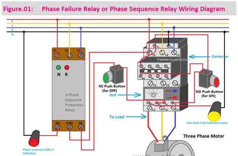 Best 13 Phase Sequence Relay Wiring Diagram And Connection Artofit