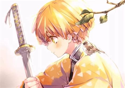 🐾Аниме Картинки🐾 Зеницу Агацума Клинок рассекающий демонов Демоны Аниме Милые рисунки