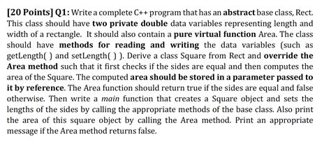 Solved 20 Points Q1 Write A Complete C Program That Has