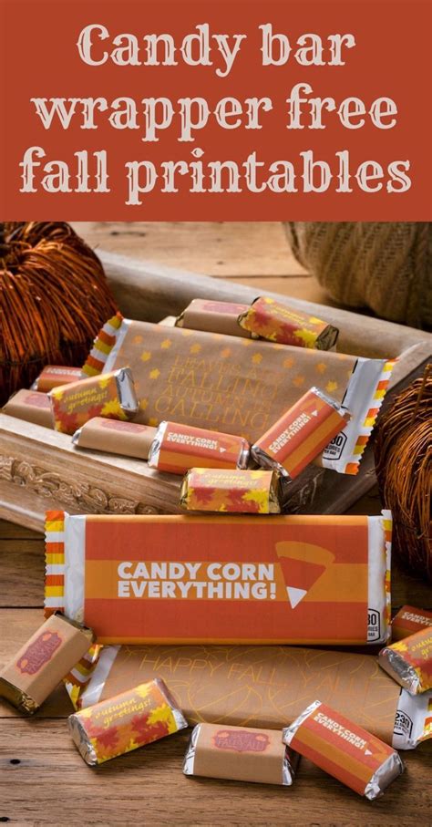 Fall Candy Bar Wrappers Free Printables For Holiday Treats