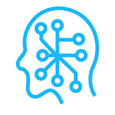 Head And Networking Icon Design For Artificial Intelligence Technology