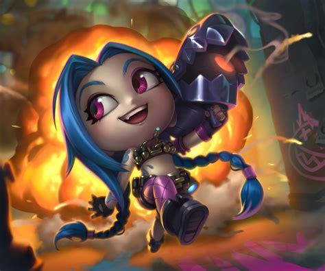 Chibi Jinx League Of Legends Wallpaper Hd Games 4k Wallpapers Images