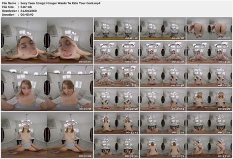 Ginger Grey Scene Sexy Teen Cowgirl Ginger Wants To Ride Your Cock Ginger Grey 4k Oculus