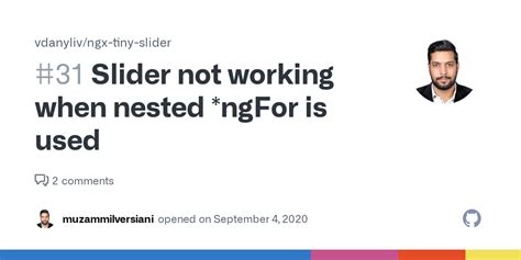Slider Not Working When Nested NgFor Is Used Issue 31 Vdanyliv Ngx Tiny Slider GitHub