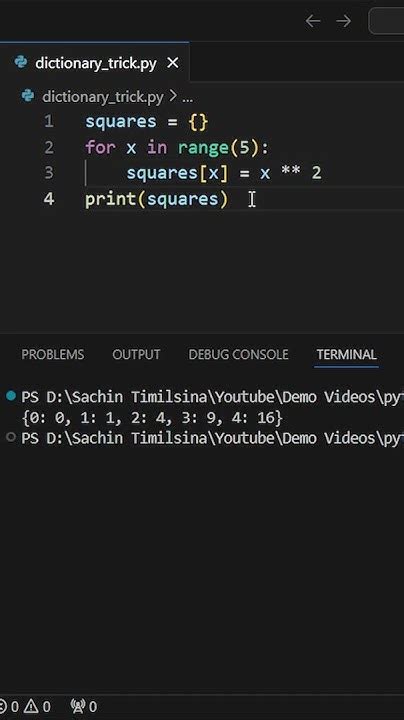 python dictionary trick python coding programming pythontricks learnpython pythonic
