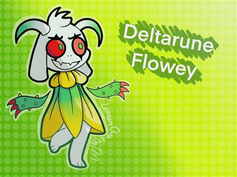 A Deltarune Flowey Design Fun Fact I Was Listening To A True Crime
