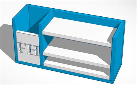 3d Design Stationery Box Tinkercad