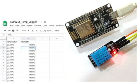 10 Nodemcu Display Realtime Temperature Graph On Pin On Nodemcu