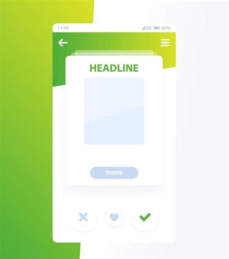 UI Card For Mobile App Design Vector Vector Art At Vecteezy