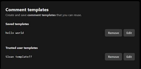 canned response template disappeared · issue 18574 · forem forem · github