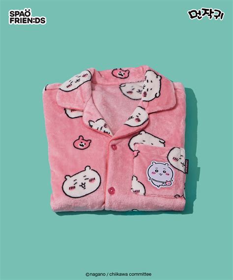 스파오 먼작귀 먼가 작고 귀여운 잠옷 Pink Spppc4tu11