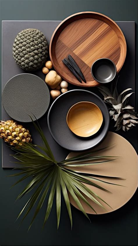 Kitchen Design Inspiration Интерьер с доской настроения Цвета покраски дома Бетонные интерьеры