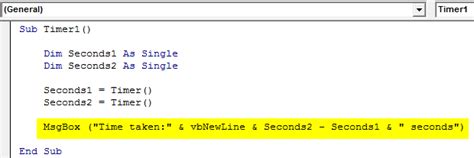 Excel Vba Timer How To Use Vba Timer Function With Examples
