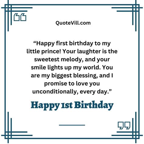 Cute Happy St Birthday Wishes For Son For A Year Of Wonder