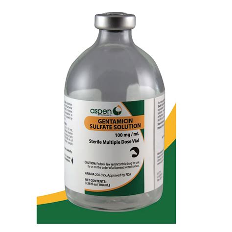 Gentamicin Sulfate Solution 100mg Ml